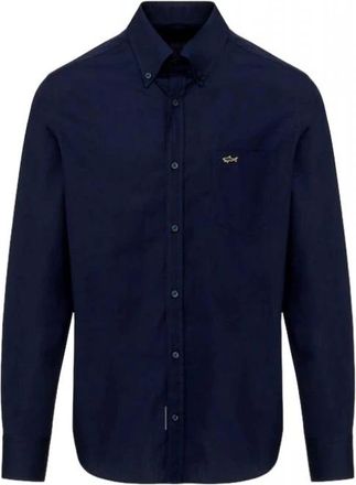 Paul & Shark Homme, Chemises, Bleu, Taille: 3XL Formal Chemises