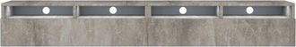 Selsey Selsey Rednaw - TV-Lowboard mit zwei Schubladen - 200 cm - Betonoptik - mit LED