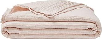 Essix Tagesdecke, einfarbig, aus Baumwollgaze, Jazzy, 260 x 240 cm