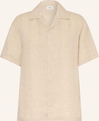 Nn.07 Nn.07 Resorthemd Julio Comfort Fit Aus Leinen beige