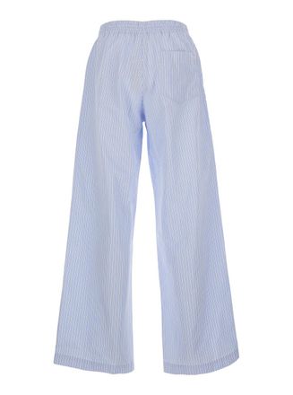 A.P.C. Mens Pants Lou Light Blue Cotton Trousers