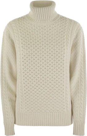 Fabiana Filippi Femme, Pulls, Blanc, Taille: 38 FR Pull Col Roul&eacute;
