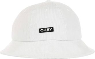 Obey Homme, Accessoires, Blanc, Taille: ONE Size Franklin Bucket Hat