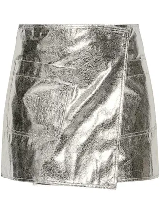 Rag & Bone minijupe Kyla - Argent