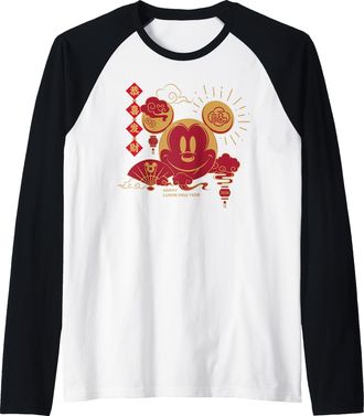 Disney Mickey Mouse Chinese Happy Lunar New Year 2026 Raglan