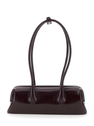 Osoi Womens Shoulder Bag Boatwide Mini Bordeaux Cow Leather