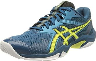 Asics Homme Gel-Blade 8 Course, Deep Sea Teal Glow Yellow, 50.5 EU