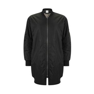 Pinko Pinko, Femme, Vestes, Noir, Taille: 38 FR Manteau Ajustable