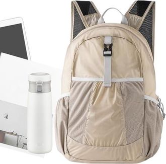 Generic Sac &agrave; dos de voyage pour femme - Sac &agrave; dos de randonn&eacute;e pliable - Sac &agrave; dos de rangement imperm&eacute;able avec design tendance pour lescalade, la randonn&eacute;e