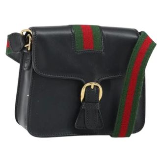 Gucci Sac bandouli&egrave;re Pre-owned - Femme - Pre-owned - Noir - Taille: ONE Size