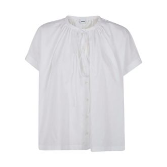 Aspesi Femme, Blouses et Chemises, Blanc, Taille: 40 FR Chemise &agrave; col nou&eacute;