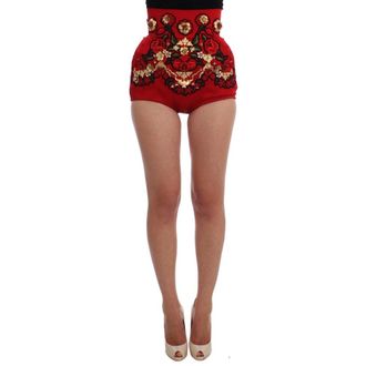 Dolce & Gabbana High Waist Mini Shorts - - Shorts - Damen - Mehrfarbig - M