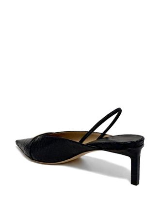 Tom Ford Womens Pumps Julienne D&eacute;collet&eacute; Blue Calfskin High Heel Shoes
