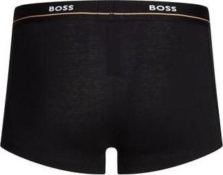 HUGO BOSS Lot de cinq boxers en coton stretch avec taille &agrave; logo