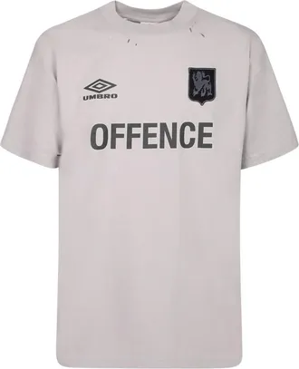 Umbro Homme, Tops, Gris, Taille: L T-Shirt &agrave; imprim&eacute; logo