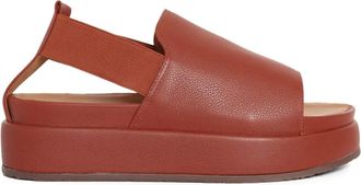 Sarah Chofakian Affogato Plateau-Sandalen - Braun