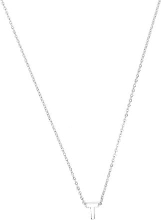 Luxenter Halskette mit Alphabet-Finish - Buchstabe T, Mediano, Metall, ohne Edelstein, Mediano, Metall, Kein Edelstein