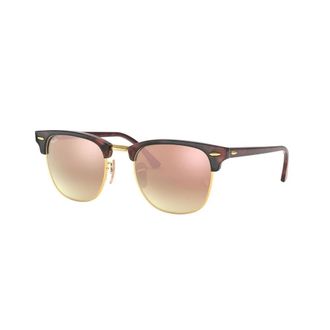 Ray-Ban unisex, Accessoires, Brun, Taille: 51 MM Lunettes de soleil Clubmaster