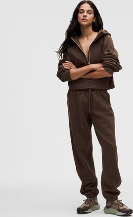 lululemon Scuba Jogger im Oversized Fit mit mittelhohem Bund Regular f&uuml;r Frauen - Gr&ouml;&szlig;e 2XS in Walnut Crunch