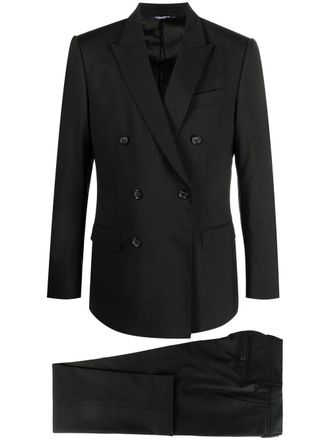 Dolce & Gabbana costume Martini &agrave; carreaux - Noir