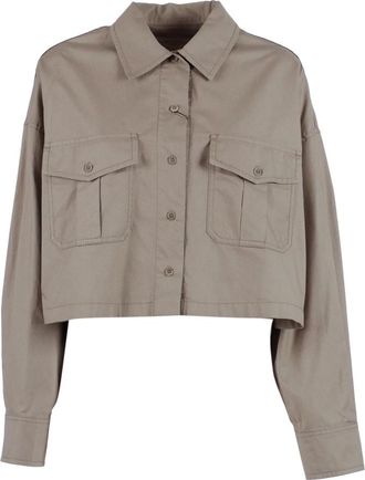 Max Mara Femme, Vestes, Beige, Taille: 40 FR Camicia Accenni