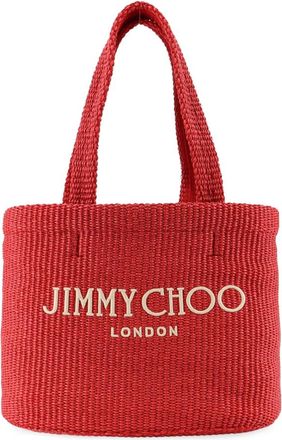 Jimmy Choo London Femme, Sacs, Rouge, Taille: ONE Size Beach Tote