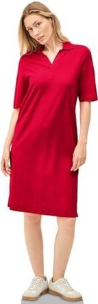 Cecil B144554 Robe Polo piqu&eacute;e, Rouge Pomme glac&eacute;e, XL Femmes
