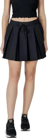 Only Only, Femme, Jupes, Noir, Taille: 40 FR Onlmarine Life Mw String Pleat Tlr Mini Skirt
