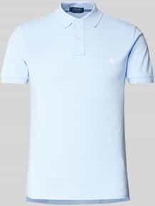 Polo Ralph Lauren Slim Fit Poloshirt mit Label-Stitching