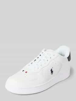 Polo Ralph Lauren Sneaker aus beschichtetem Leder-Mix Modell MASTER COURT