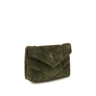 Saint Laurent Womens Bicolor Calf Leather Bos Taurus Wallet