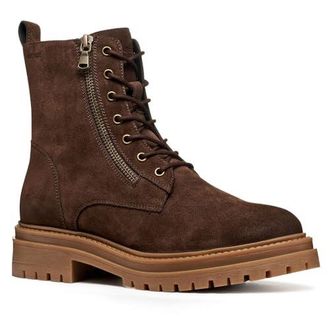 Geox Bottines D IRIDEA pour femme, marron foncé, 38 UE, marron foncé, 38 EU