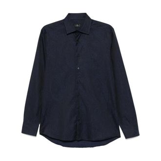 Etro Blaue Stylishe Hemden - - Shirts - Herren - Blau - M