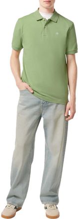 Scotch & Soda Mens Seasonal core-Cotton Pique Regular fit Polo Shirt, Pistachio, XXL