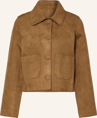 Suncoo Jacke Dune In Lederoptik braun