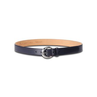 Aigner Leder-Fashion-G&uuml;rtel mit Logo-Schnalle - - Accessories - Damen - Schwarzk - 75 CM
