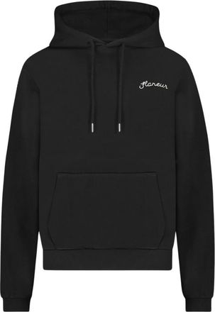 Flaneur Flâneur, Homme, Sweatshirts et sweats à capuche, Noir, Taille: S Sweat à Capuche Signature Noir avec Logo