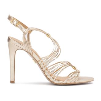 Kazar Goldene Stiletto-Sandalen mit d&uuml;nnen Riemen - - Shoes - Damen - Gelb - 35 EU