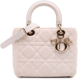 Dior Hobo Bags - Medium Mesh Cannage Lady Dior - Gr. unisize - in Gold - f&uuml;r Damen