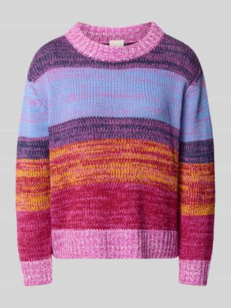 Ichi Strickpullover mit Rundhalsausschnitt Modell ALINEA