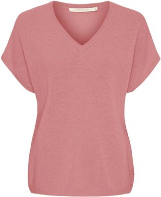 BTF-CPH Btfcph - T-shirt col en V - Femme - Pulls - Rose - Taille: 36 FR
