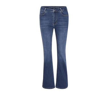 MY ESSENTIAL WARDROBE High Bootcut Jeans in Medium Blue Wash - - Jeans - Damen - Blau - W29 L32