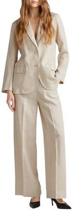 Benetton Veste pour Femme, Beige, 38