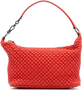 Bottega Veneta Hobo Bags - Quilted Nappa Bubble Shoulder Bag - Gr. unisize - in Rot - f&uuml;r Damen
