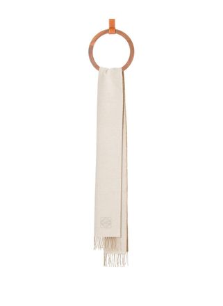 Loewe &Eacute;charpe bicolore en laine et cachemire