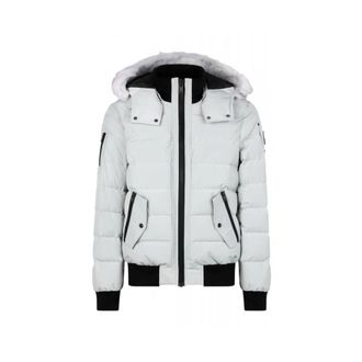 Moose Knuckles Onyx Scotchtown Shearling Bomberjacke - - Jackets - Herren - Grau - M