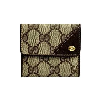 Gucci Portefeuille Vintage Pre-owned - Femme - Pre-owned - Brun - Taille: ONE Size