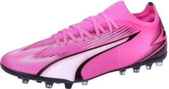 Puma Puma Men Ultra Match Mg Soccer Shoes, Poison Pink-Puma White-Puma Black, 42.5 EU