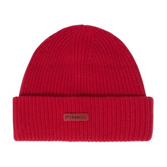 Pinko Bosnia Beanie - - Accessories - Damen - Rot - ONE SIZE
