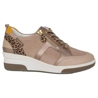 Mephisto Beige Sneaker f&uuml;r Damen mit weiter Passform - - Shoes - Damen - Beige - 40 1/2 EU